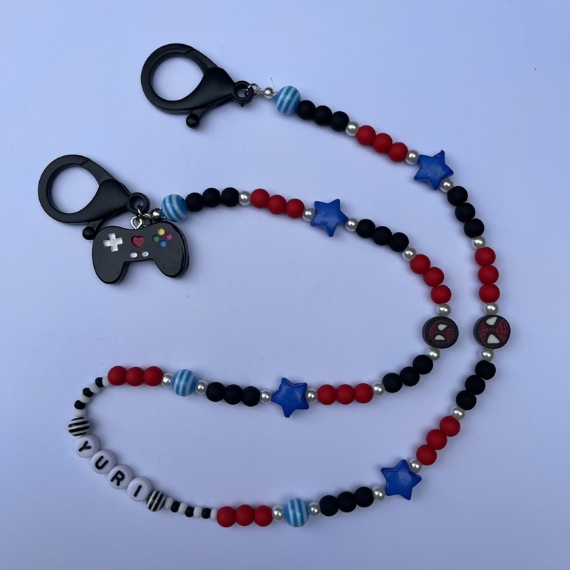CUSTOM NAME Spiderman Kids Mask Chain, Boys Kids Mask Strap, Boys Kids ...