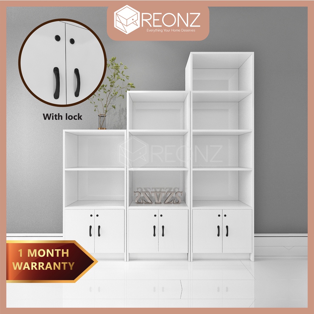 (READY STOCK) REONZ TYPE A BOOKSHELF Book Cabinet Multi Grid display ...