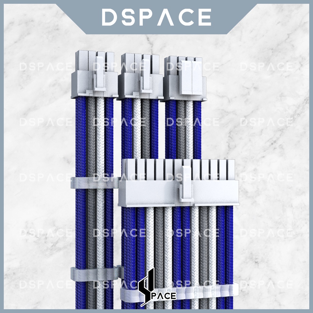 DSPACE MESH-X PSU Navy Blue Premium Sleeve Braided Extension Custom ...
