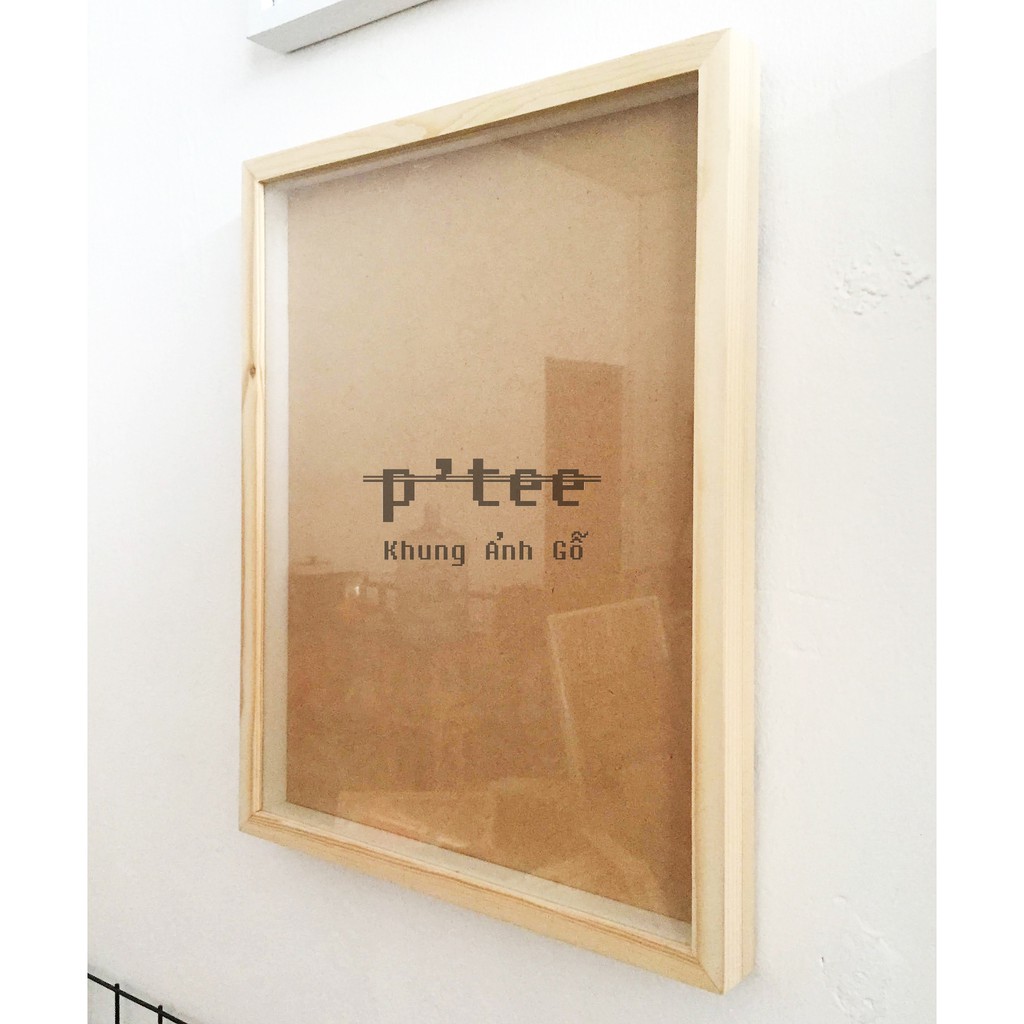 Box photo frame 30x40 B1 3cm thick - Pine wood frame with 3D decorative ...