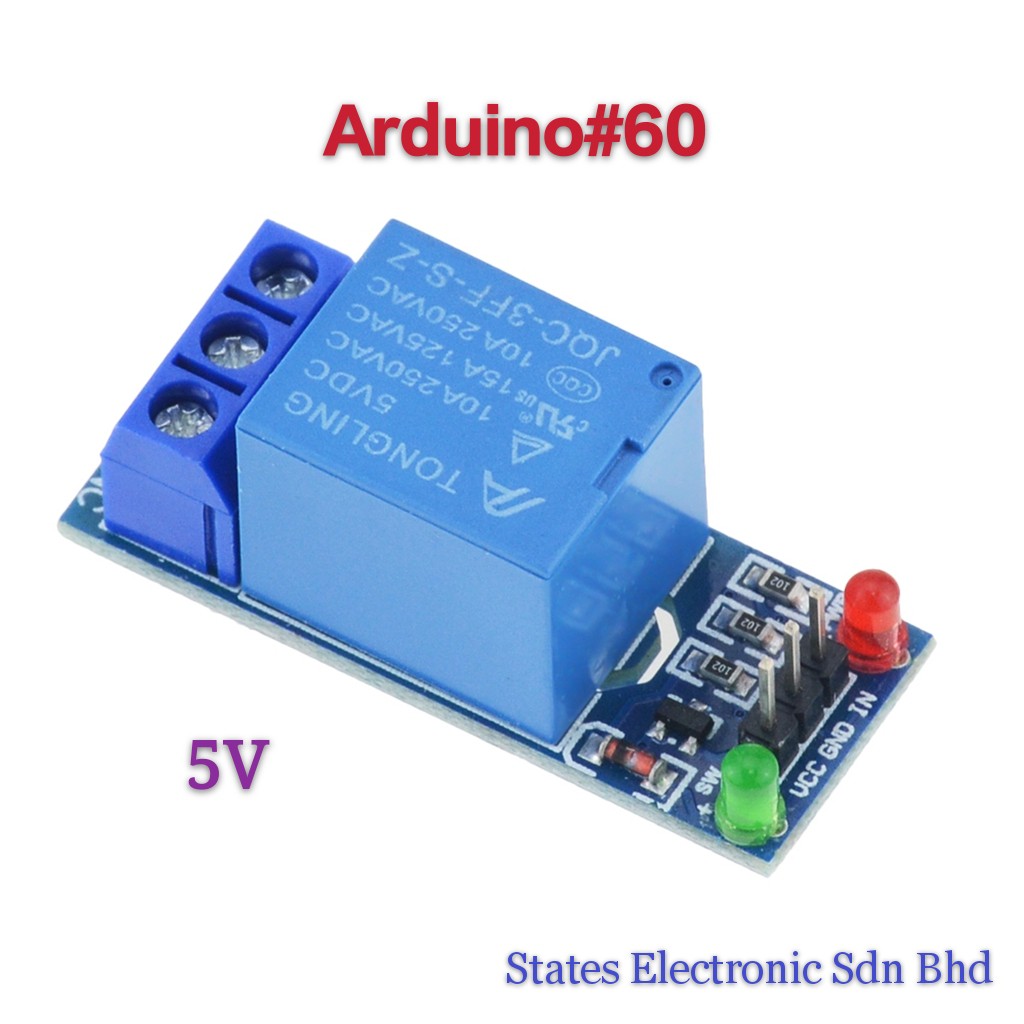 Arduino#60 ARDLLT 1-Channel 5V Low Level Trigger Relay Module | Shopee Malaysia