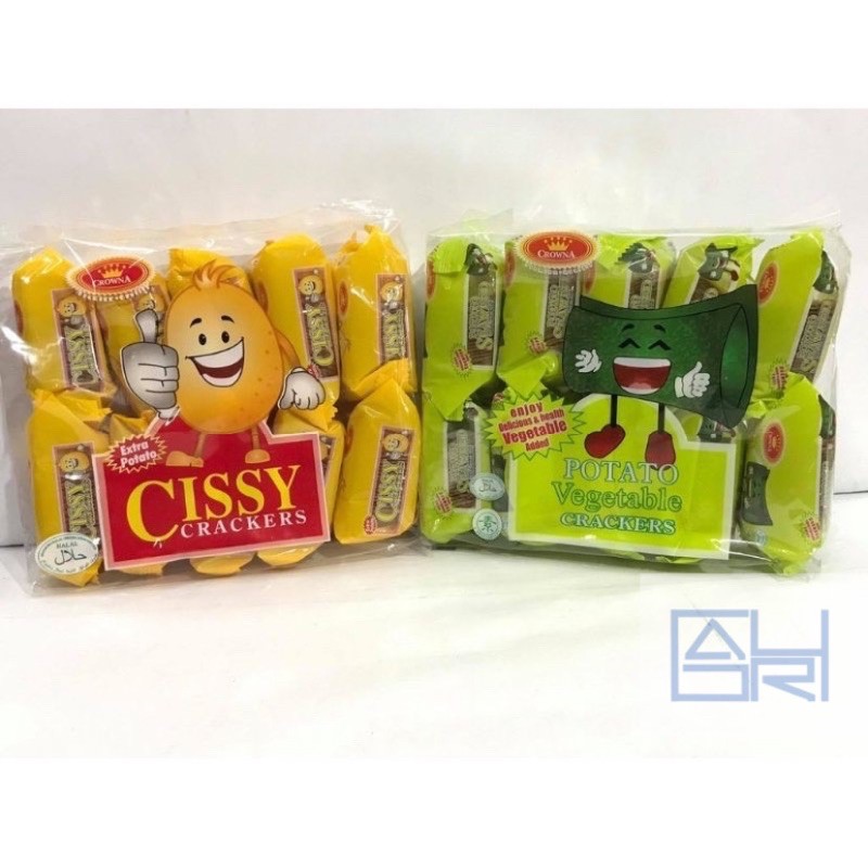 Crowna Cissy Original Extra Potato / Seaweed Vegetable Crackers ...