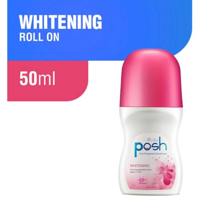 Posh Anti Perspirant Deodorant Whitening/Anti Stain/Challenge Roll on ...