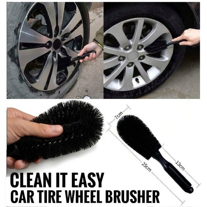 Car Brush Duster Tire Tyre Cleaning Washing Polishing Motorcycle Rim ...