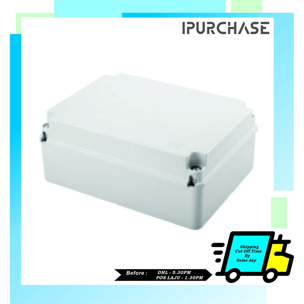 (CLEAR STOCK) Weatherproof IP56 PVC Enclosure Junction Box | Shopee ...