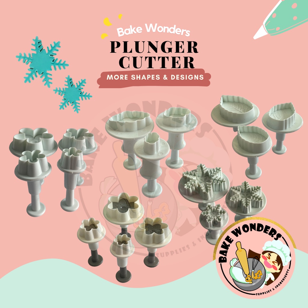 Plunger Cutter/Fondant Shape Maker/Fondant Cutter/Craft Plunger Cutter ...
