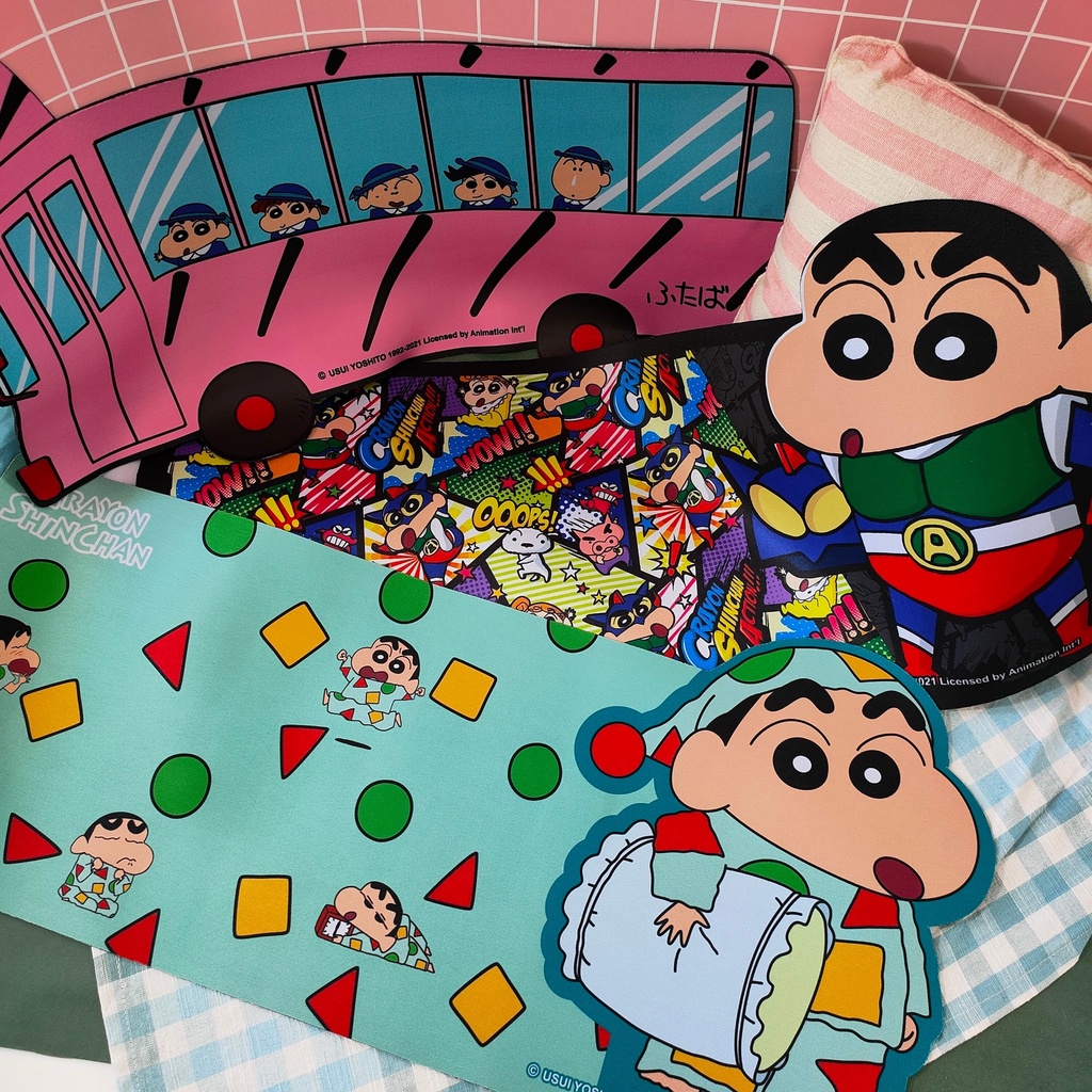Crayon Shin-Chan Mouse Pad Cloth Desk Multifunctional Computer Storage ...