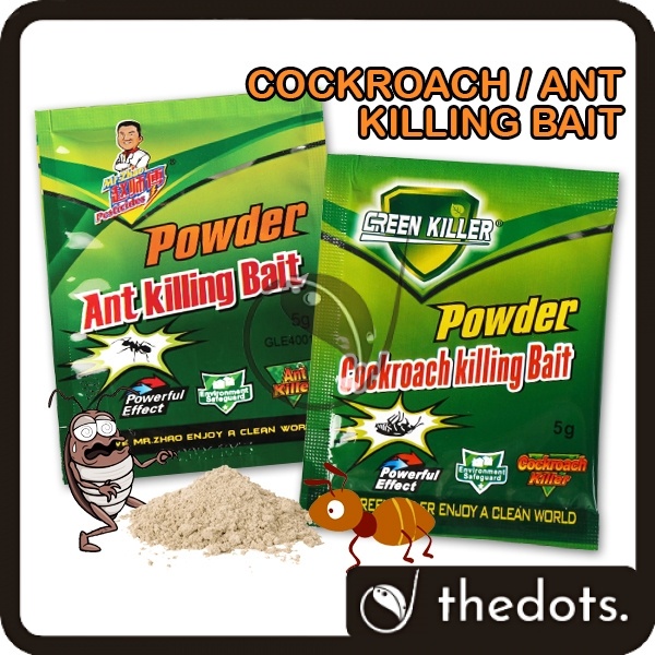 THEDOTS (50pack) Green Killer 5g Cockroach Killing Bait Ant Killing ...
