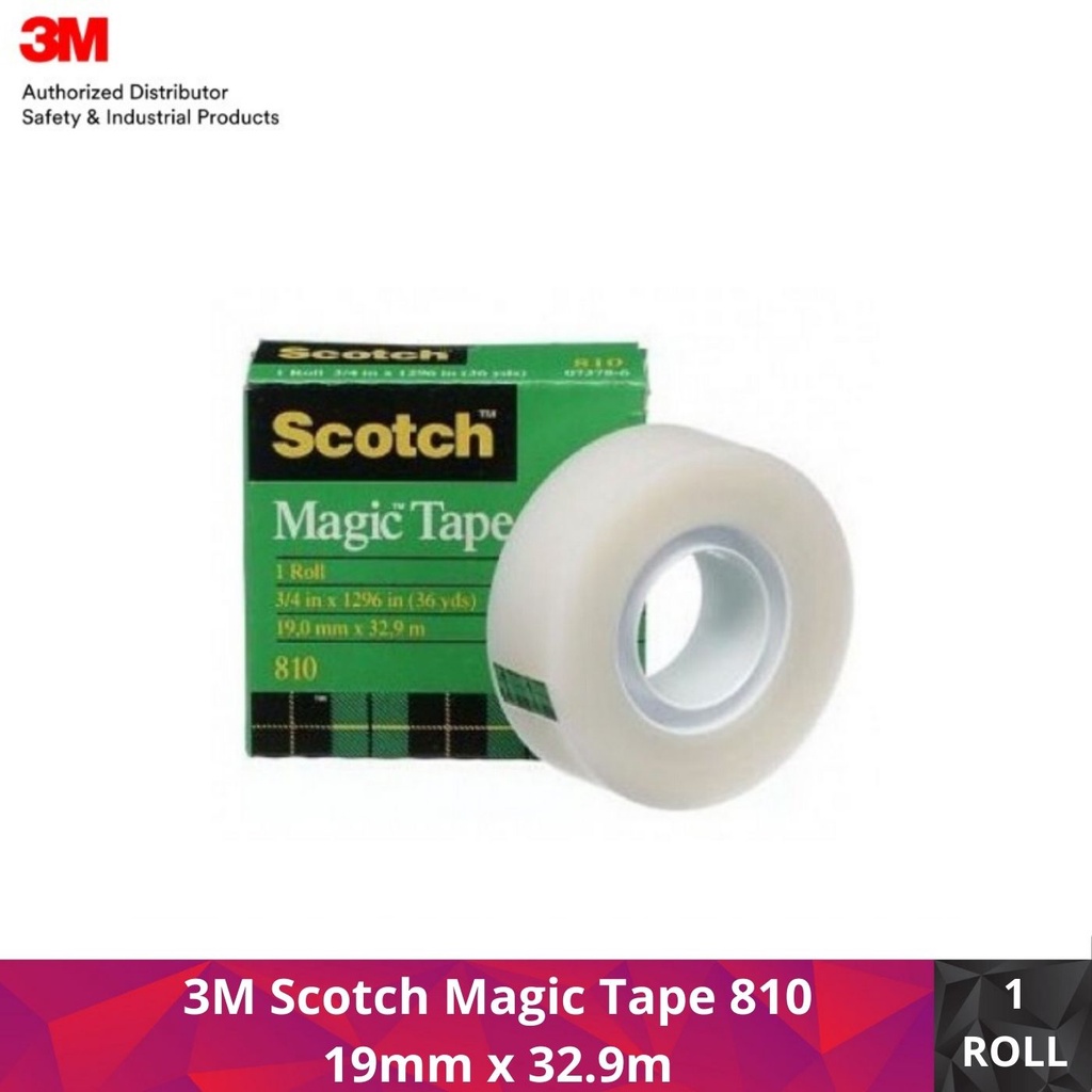 Scotch Magic Tape 810 (19mm x 32.9m) | Shopee Malaysia