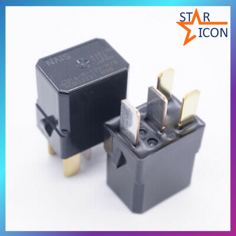 Original Nais Japan Lamp Relay ACM33221 PROTON Wira Waja 4pin 12v ...