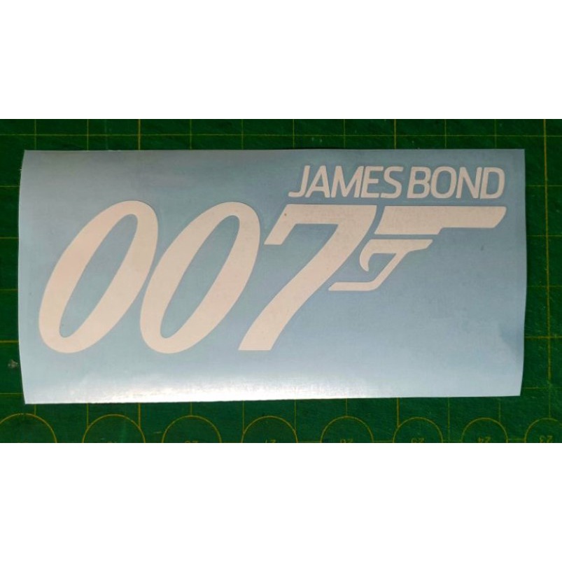 STICKER JAMES BOND,STICKER TAMPAL LUAR STICKER CERMIN, STICKER LAPTOP ...