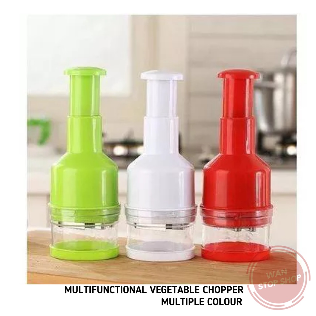Kitchen Vegetable Chopper Manual Hand Press Dicer Easy to Clean Handy ...