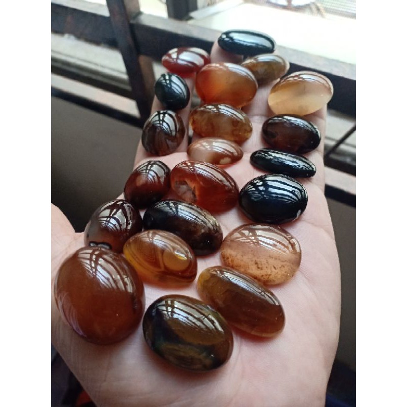 Batu Akik Yaman Berwarna Asli pelbagai saiz | Shopee Malaysia