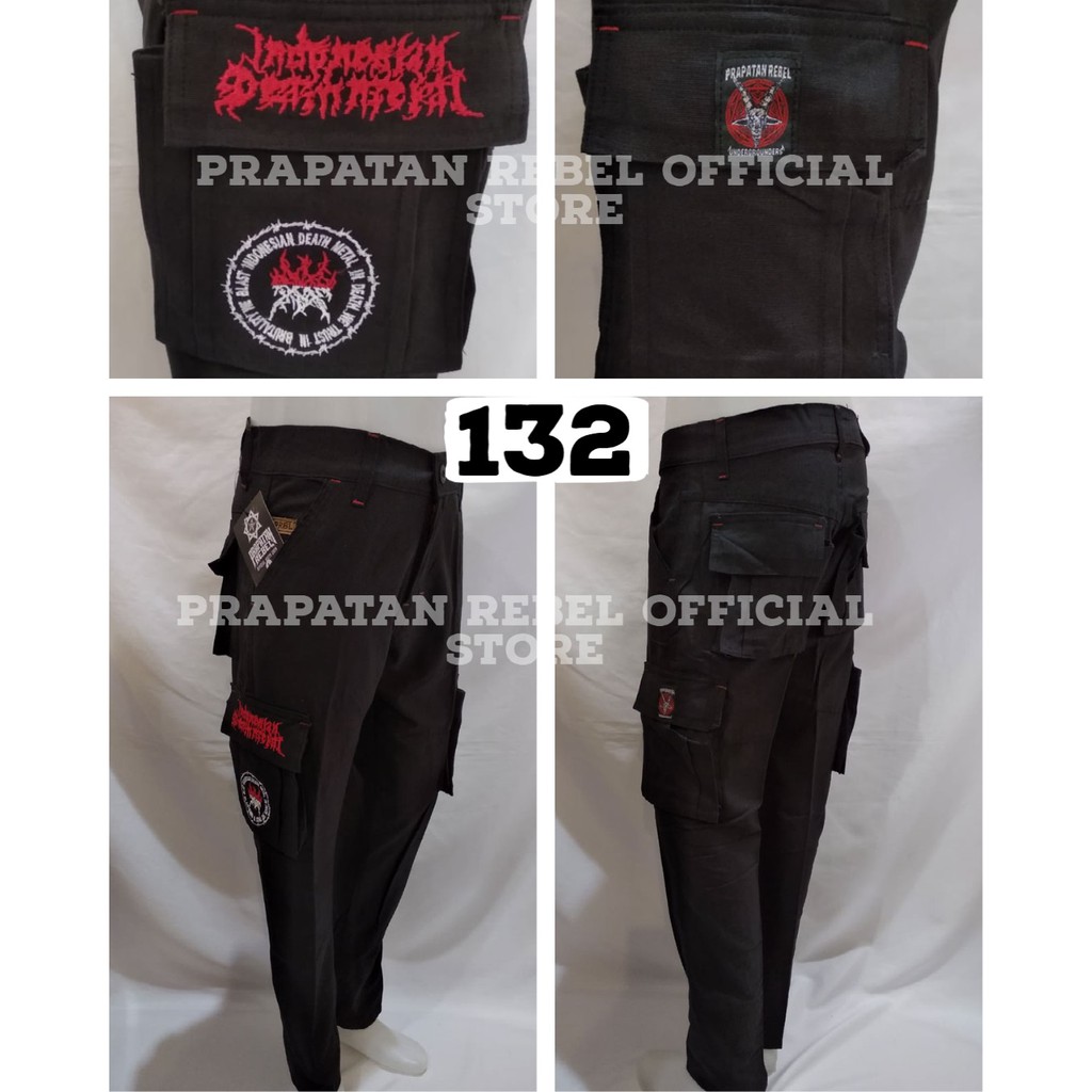 [Muslim 1] PDL Rock Metal Punk PRAPATAN REBEL Cargo Pants | Shopee Malaysia