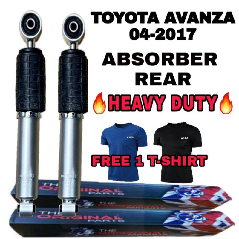 TOYOTA AVANZA 05-2018 , RUSH F700 ABSORBER REAR GAS HEAVY DUTY NEW ...