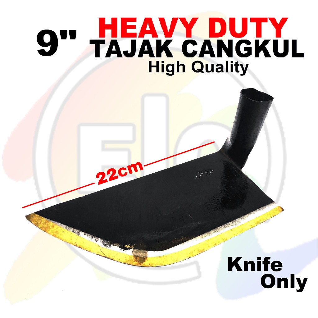 HIGH QUALITY HEAVY DUTY 9 Inch TAJAK CANGKUL *READY STOCK* | Shopee ...