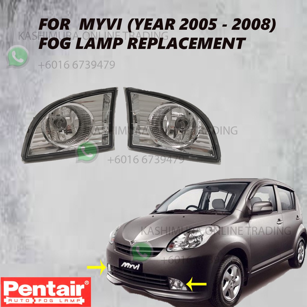 *SET* Myvi Fog Lamp Replacement For Year 2005 - 2008 | Shopee Malaysia