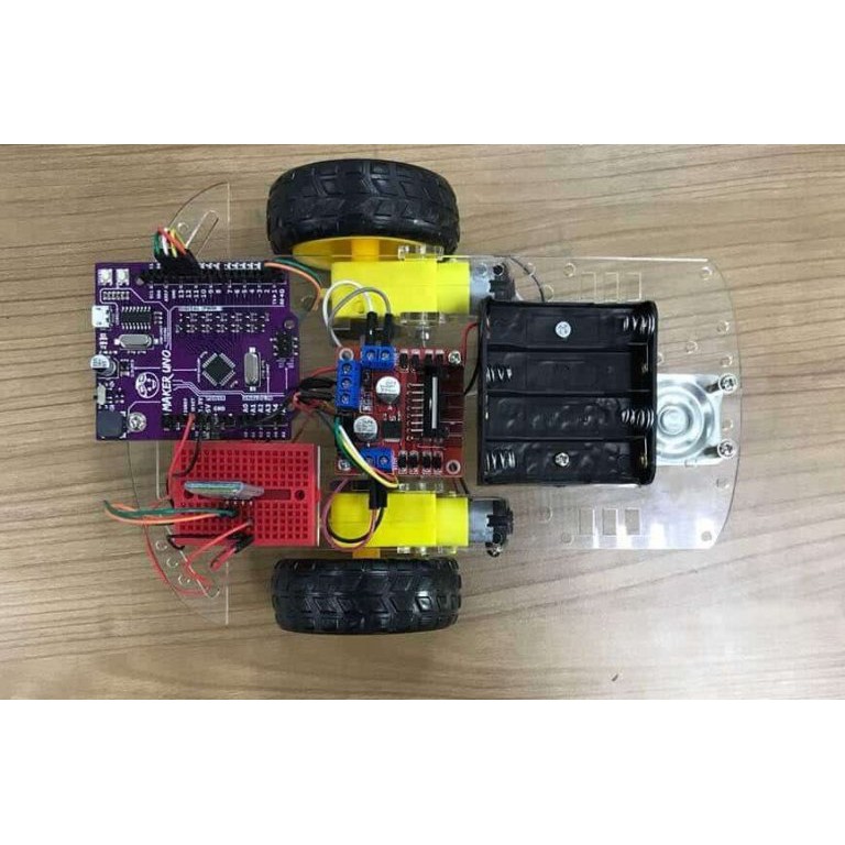 Maker Uno (Arduino Compatible)2WD Mobile Robot Basic/Bluetooth Version ...