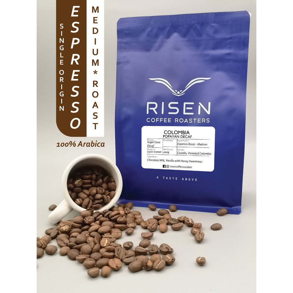 [Espresso Roast]Sugar Cane DECAF Colombia Popayan 200g-100% Arabica ...