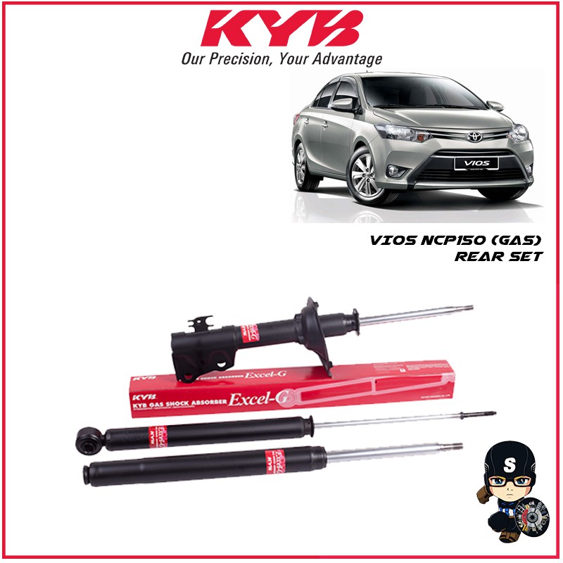 📌 KAYABA 📌 KYB TOYOTA VIOS NCP150 REAR SHOCK ABSORBER GAS TYPE ( KAYABA KYB ) 2013-2018 SPM ...