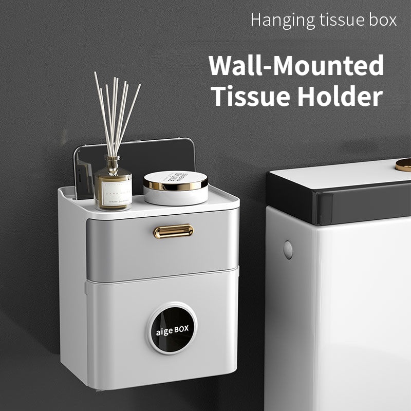 Toilet Tissue Holder Tissue Box Toilet Paper Rack Tissue Tray ...