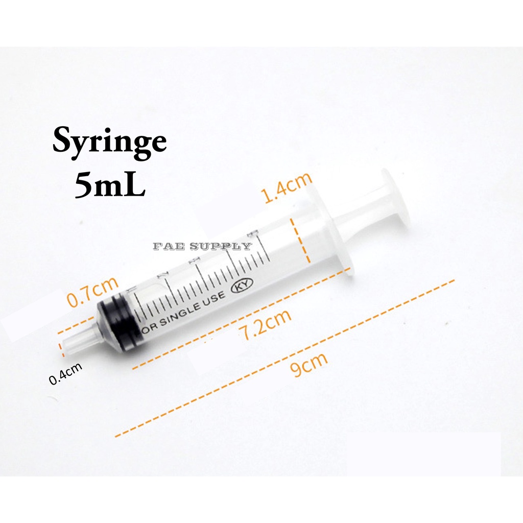 Picagari Syringe Luer Slip 1 5 10 12 20 30 50 60 ml cc individual pack sterilized feeding ...