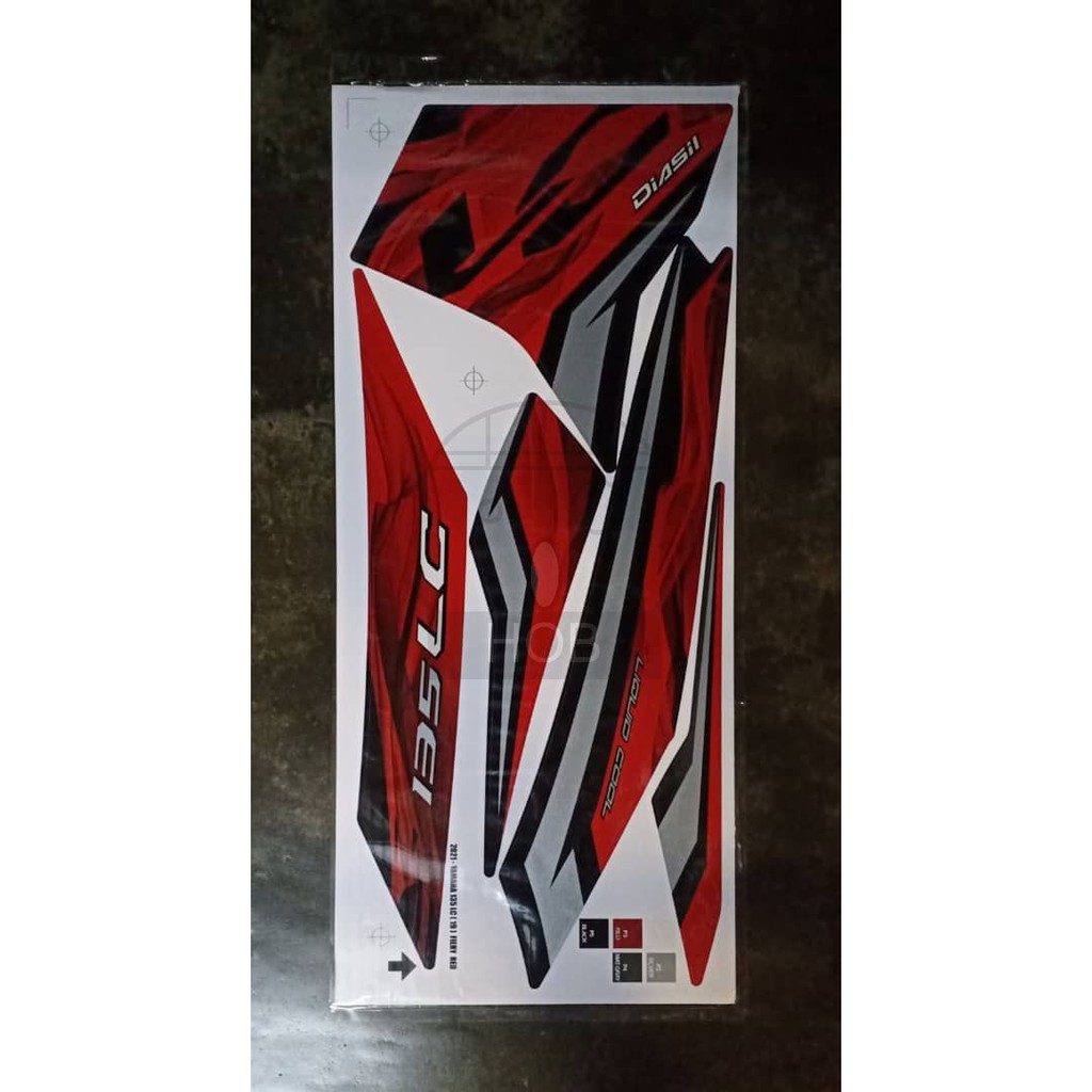 Yamaha LC135 V2 V3 V4 V5 V6 V7 "2021" Body Sticker LC 135- Stripe ...