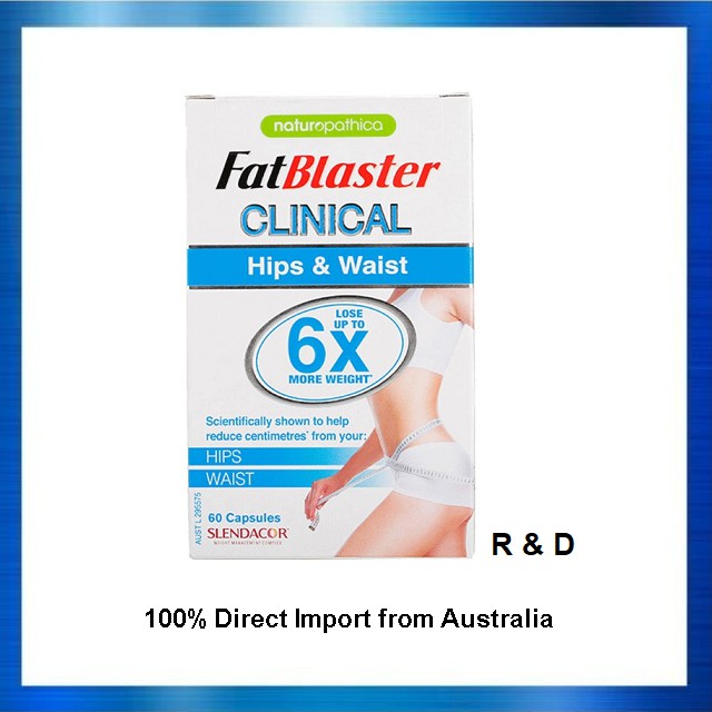 FATBLASTER Clinical 6X Hips & Waist 60 Capsules (From Australia ...