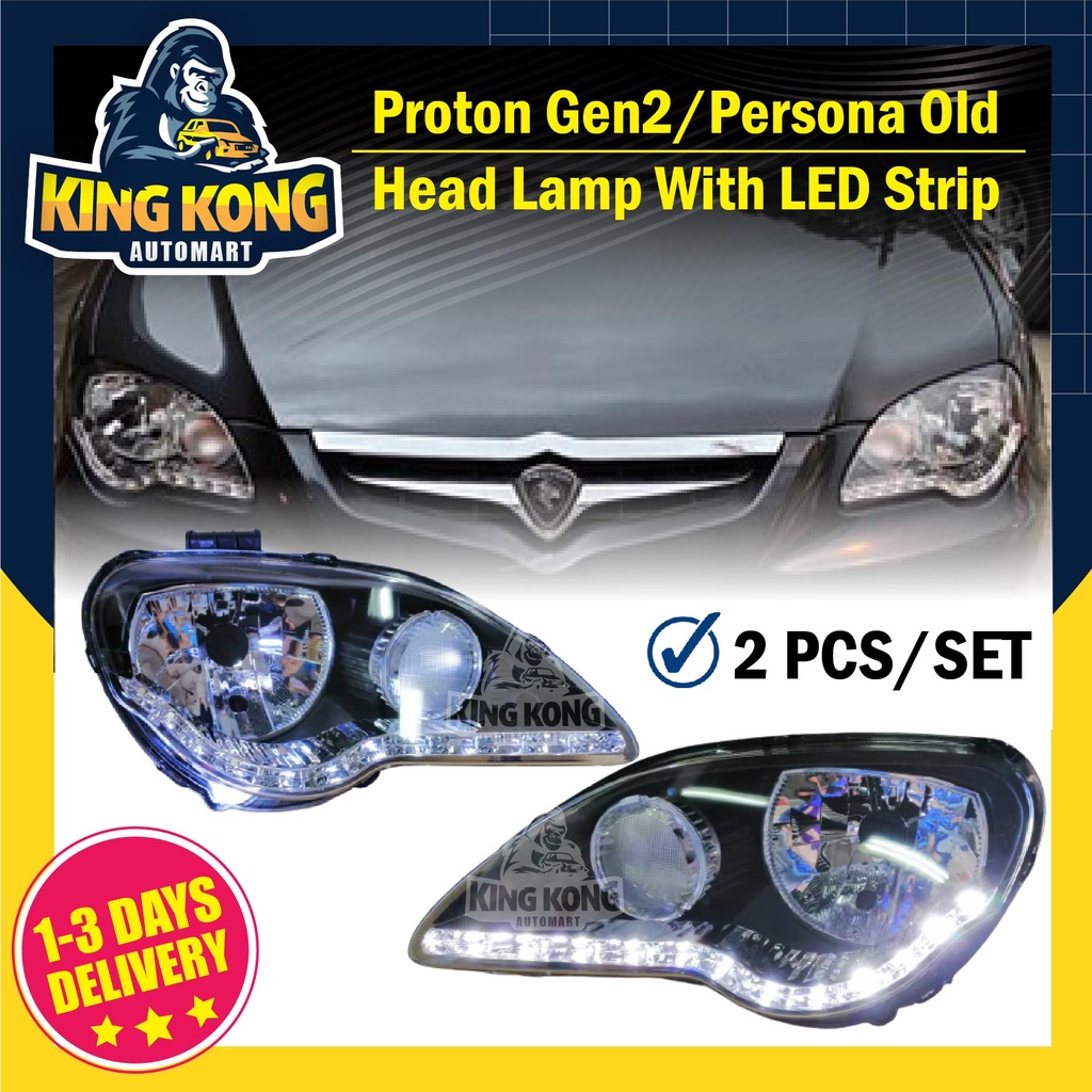 Proton Gen2 / Persona Head Lamp Light Led Audi Design Proton Gen 2 ...