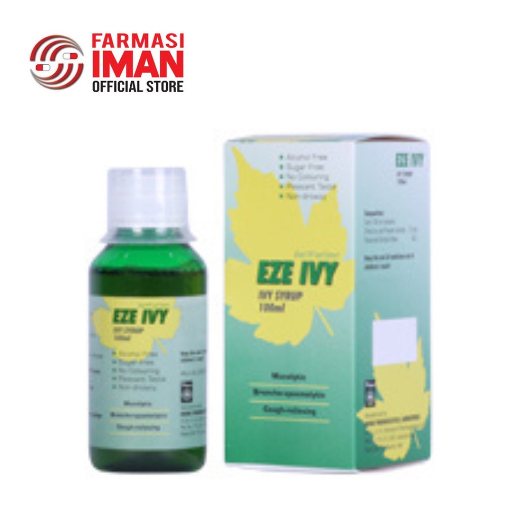 EZE Ivy Herbal Cough Syrup Generic Prospan | Ubat Batuk Herba Sesuai ...