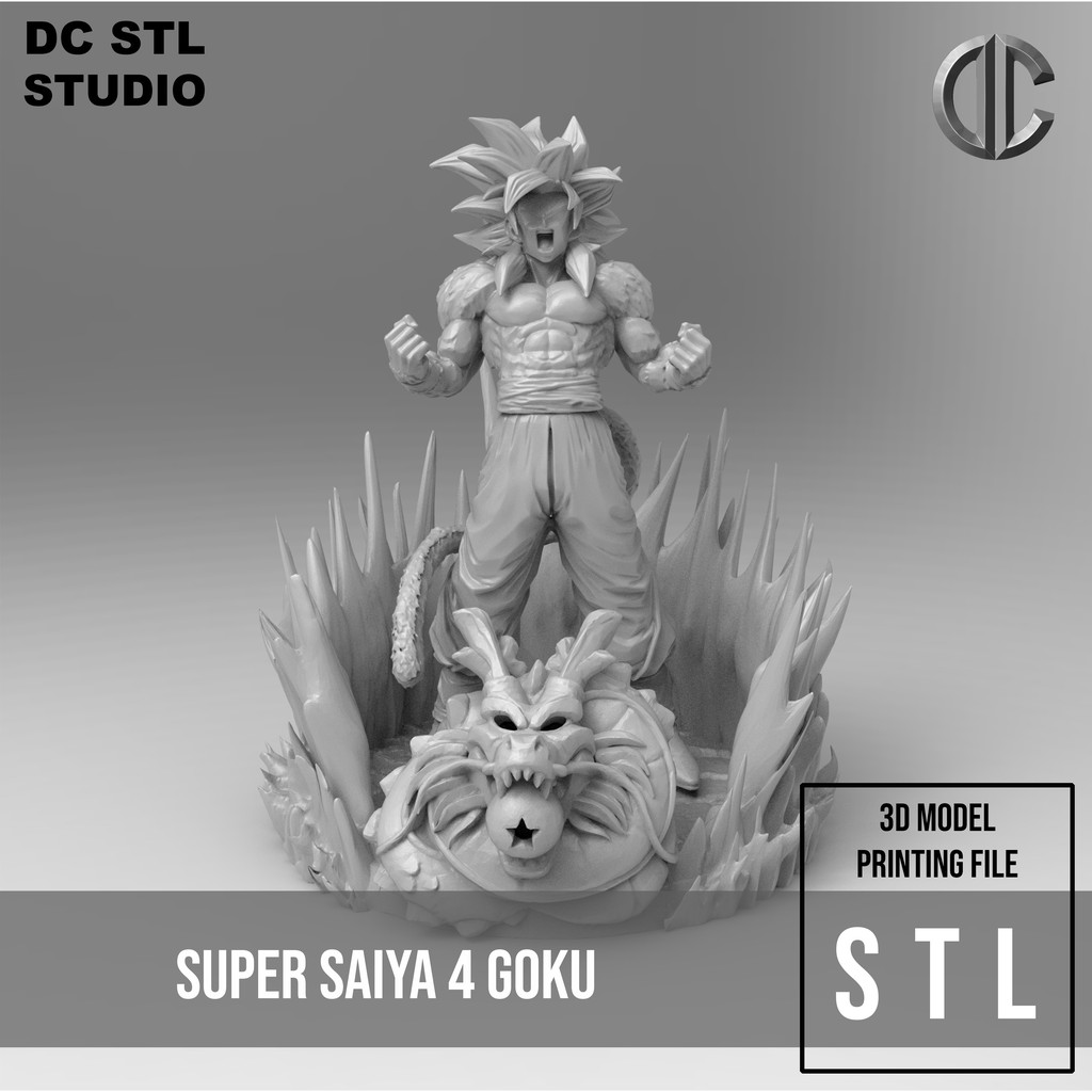 D010 - Anime Character design, DBZ Anime Character , Super Saiyan 4 ...
