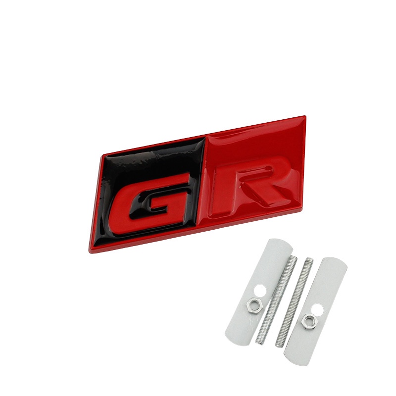 1 Metal Car Sticker GR GR Sport grille emblem Logo for Toyota Gazoo ...