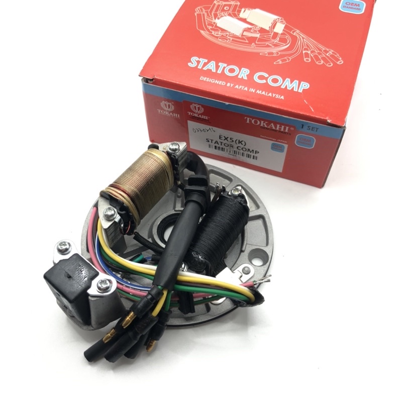 HONDA EX5 HIGH POWER KICK STARTER MAGNET COIL WITH PLATE TOKAHI A CLASS ...