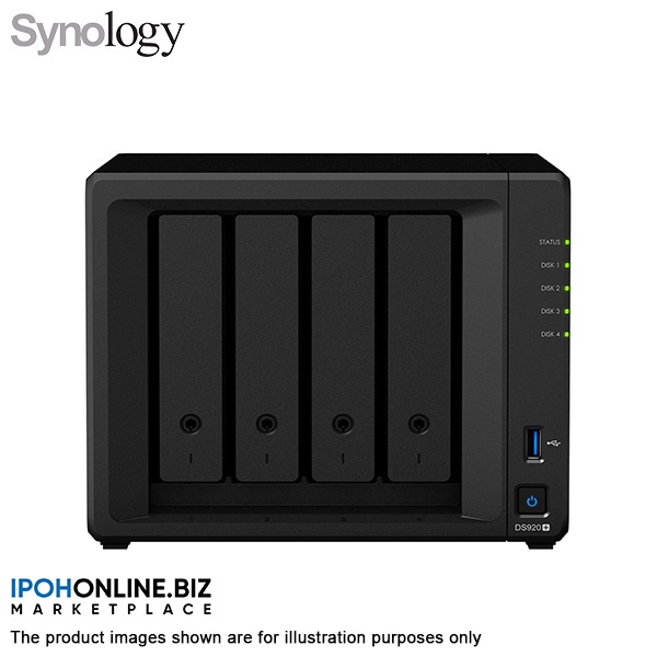 Synology DiskStation DS920+ 4 Bay NAS with SSD cache acceleration ...