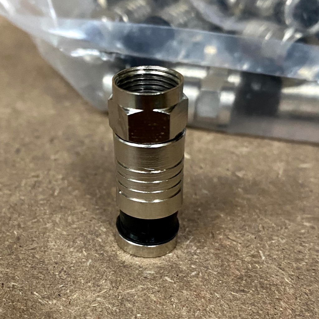 HIGH QUALITY RG6 F Type Compression 2.7cm high quality Connector RG6 ...