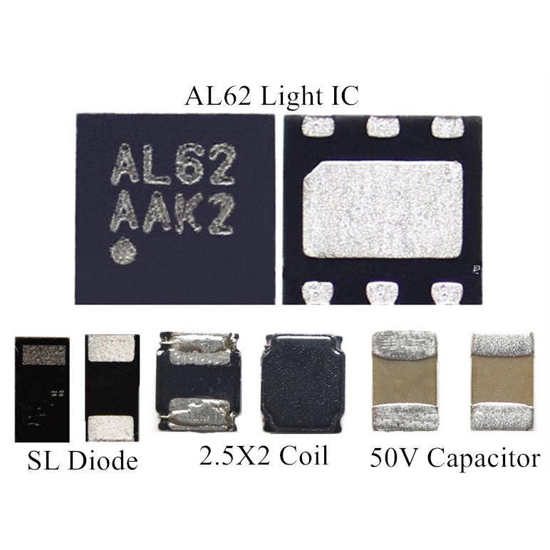 For Android Phone Light Set Kit AL62 BackLight IC+2.5x2 Coil+AD Diode+ ...