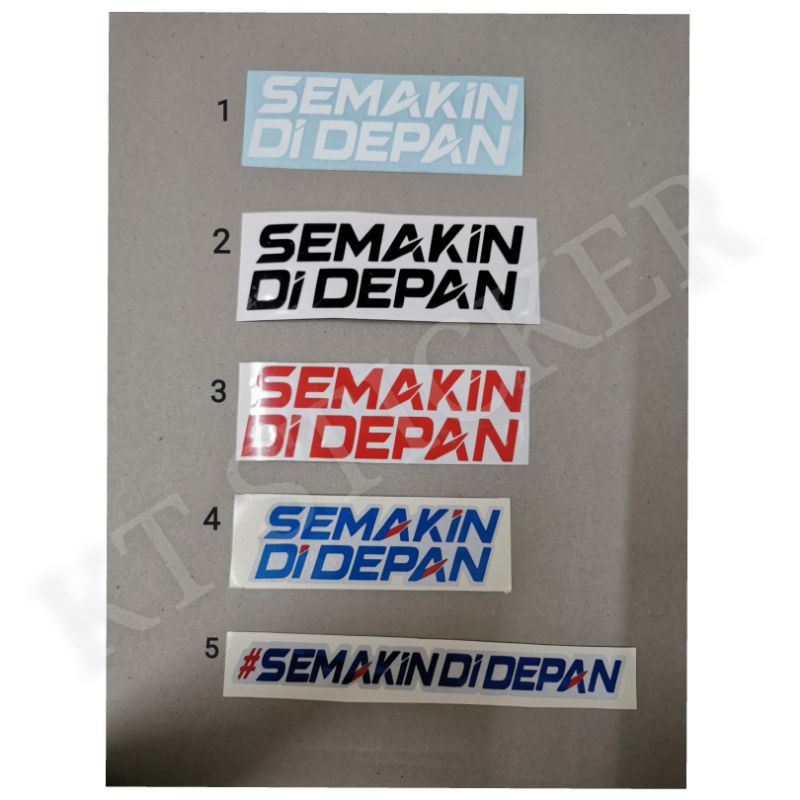 Sticker *SEMAKIN DI DEPAN*WARNA REFLECTIVE | Shopee Malaysia