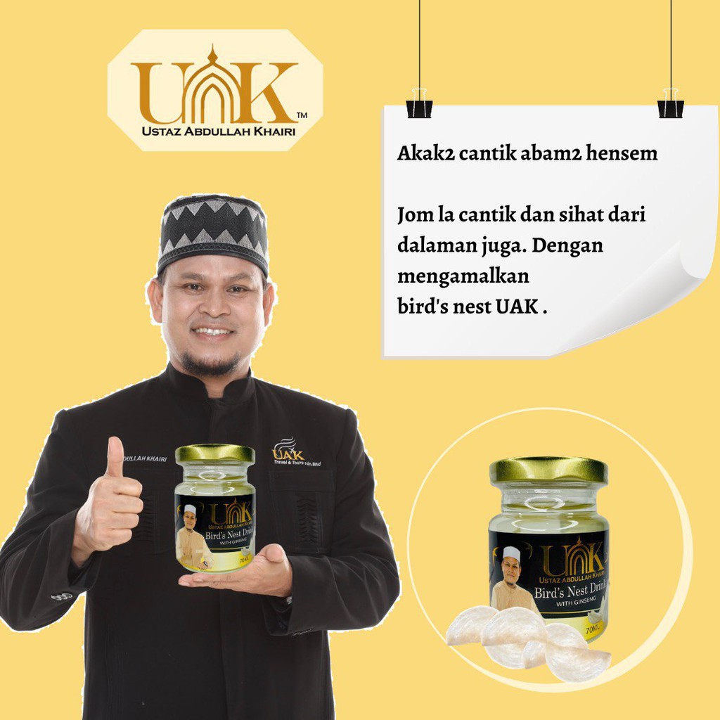 READY STOCK MUSLIM BIRD'S NEST UAK VIRAL (100% PENGILANGAN MUSLIM ...