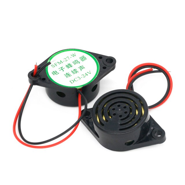Durable 3-24V Piezo Electronic Buzzer Alarm 95DB Continuous Sound Beeper For Arduino Car Van ...
