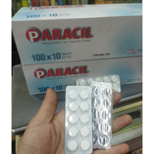 Paracil （paracetamol 500mg ）每片10 tablets | Shopee Malaysia
