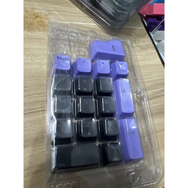 PBT Numpad Keycaps Backlit Shine-Through for Mechanical Keyboard only ...