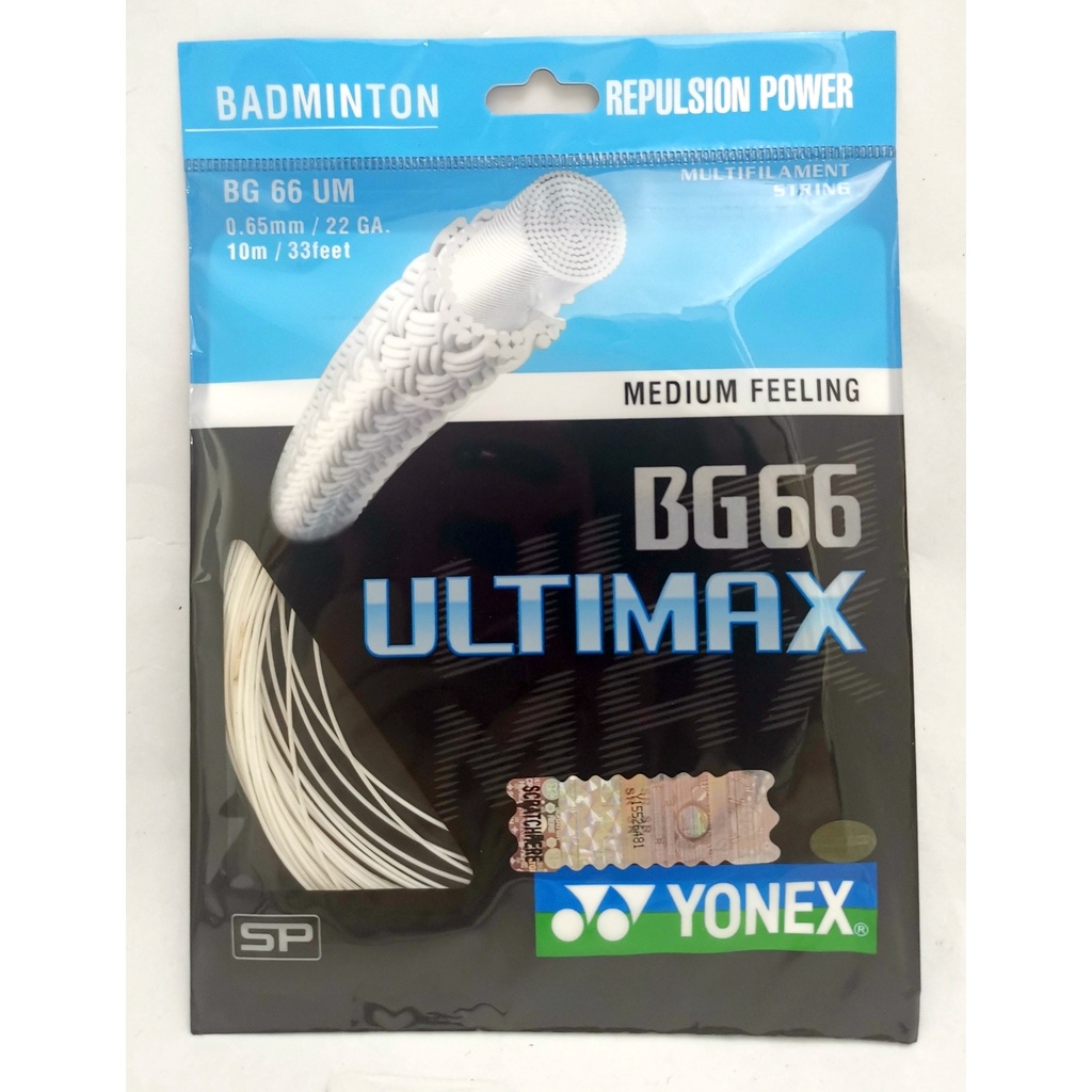 BG66 ULTIMAX BADMINTON STRING TALI RACKET BG66 ULTIMAX | Shopee Malaysia