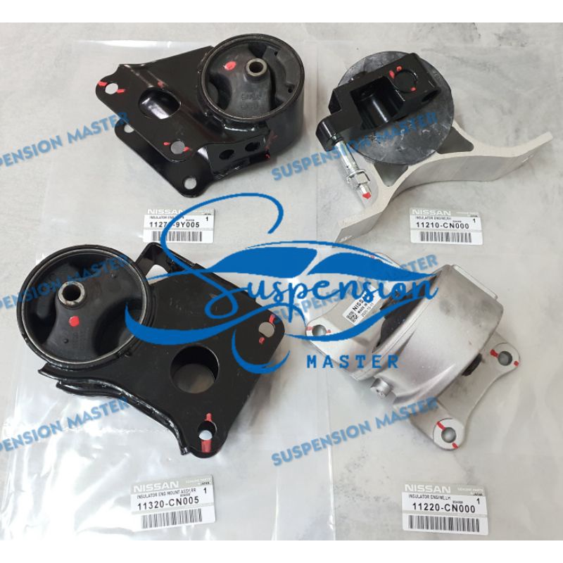 4 IN 1 SET - ENGINE MOUNTING - NISSAN MURANO Z50 2.5CC (2002-2007 ...