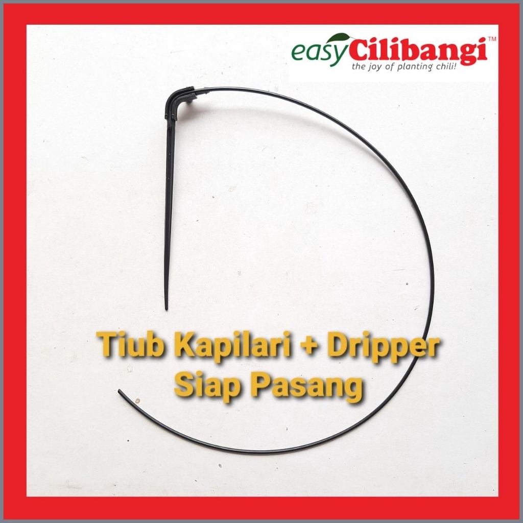 Set Kapilari dan Dripper Fertigasi 1pcs | Drip Penitis Fertigasi - Siap ...