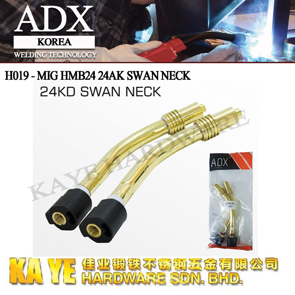 ADX 24KD MIG Welding Torch Swan Neck | Shopee Malaysia
