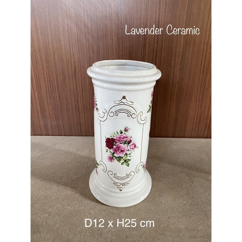 💖Classic Ceramic Vase with Gold design 👑 | Shopee Malaysia