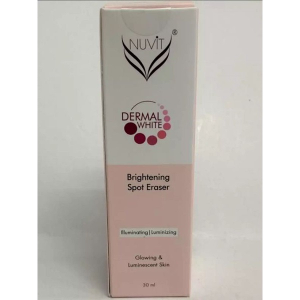 Nuvit Dermal White Brightening Spot Erase (30ml) (Exp: 11/10/2024 ...