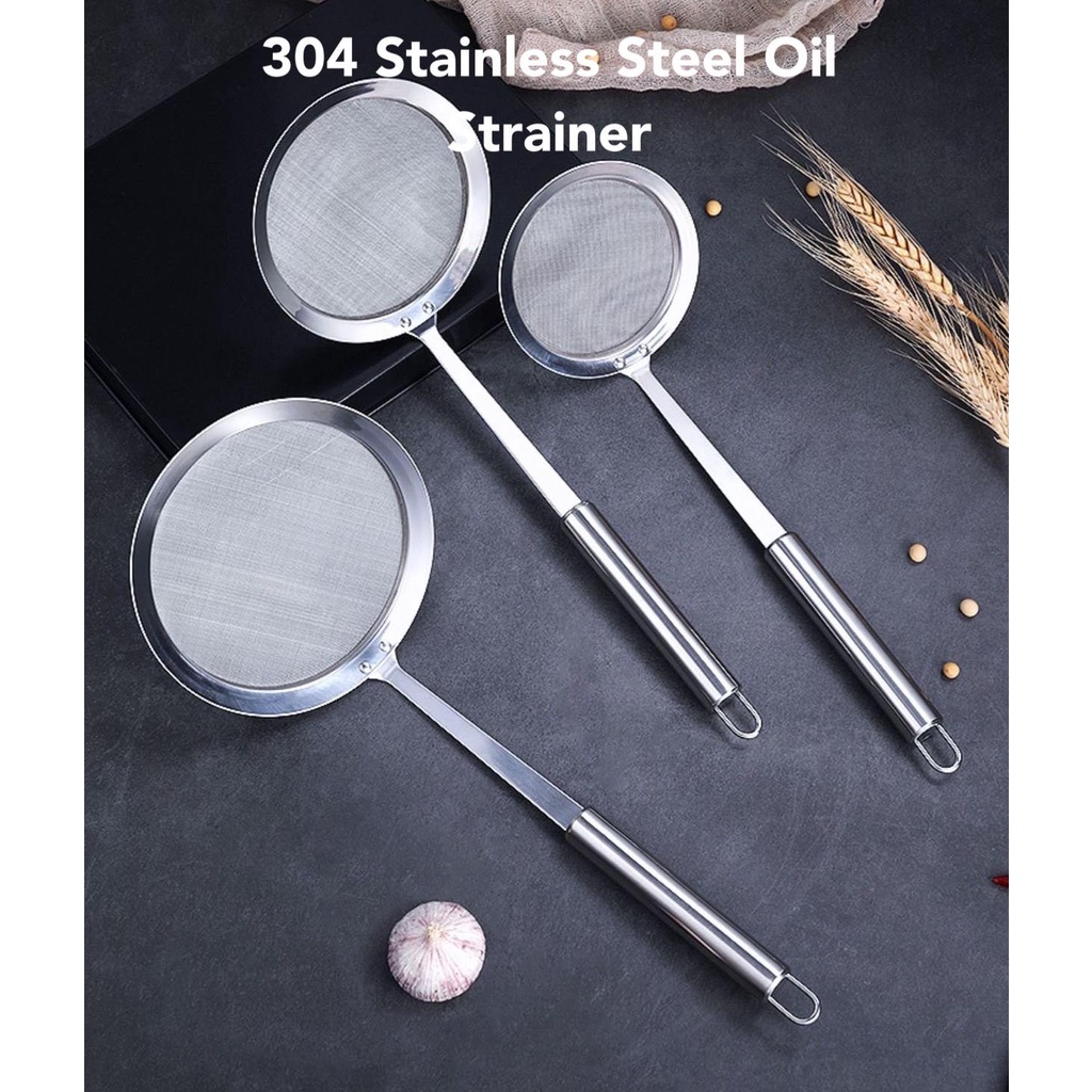 Stainless Steel Oil Strainer (10cm 304 Stainless Steel Oil Strainer ...