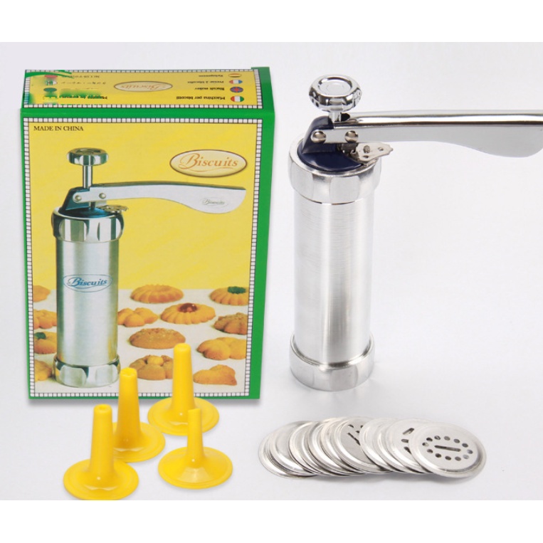 Cookies Gun Stainless Steel Biskut Raya Acuan Kuih Cake Deco Biskuit ...