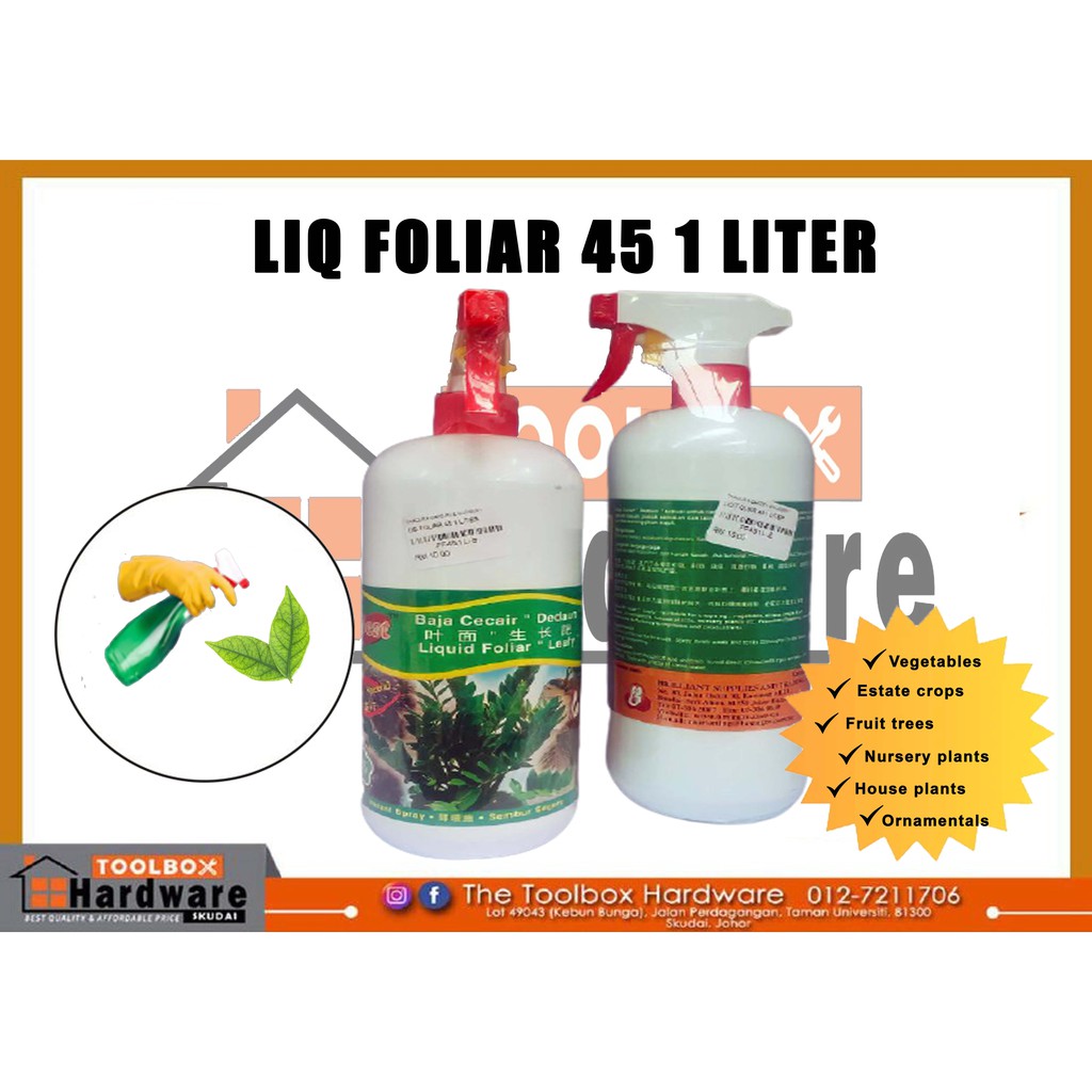 LIQUID FOLIAR FLOWERING 45 (1 LITER) | Shopee Malaysia